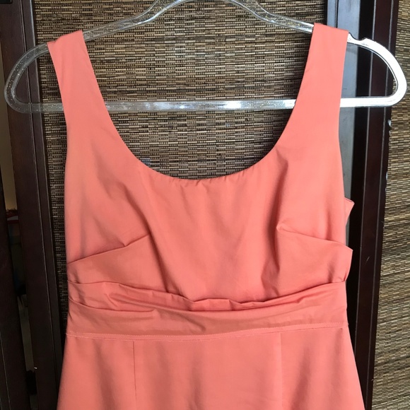 Tahari | Dresses | T Tarahi Peach Sleeveless Ruched Formal Dress | Poshmark